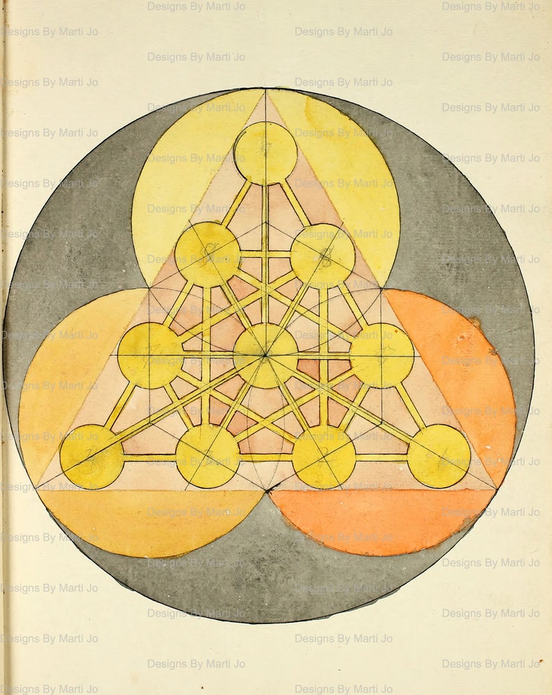 Vintage Sacred Geometry Printable Paper 13 Vintage Geometric - Etsy