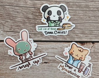 Skincare Stickers - Etsy