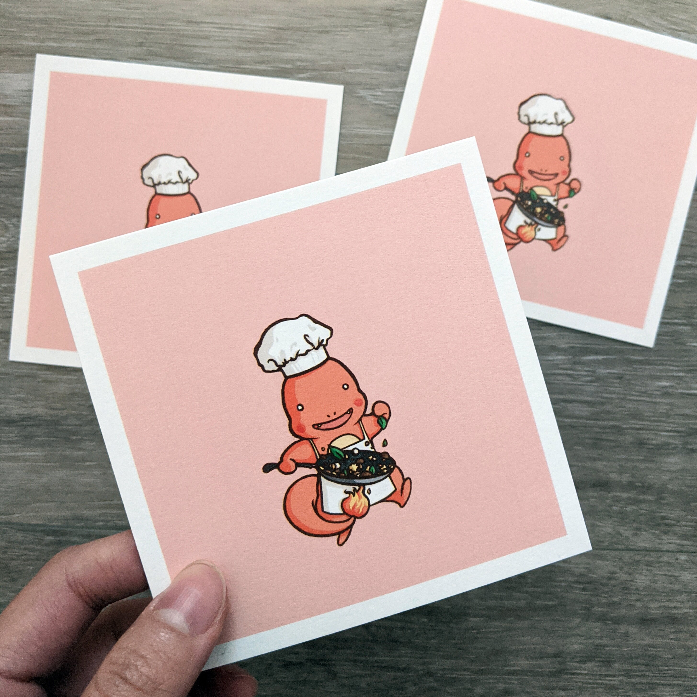 4 X 4 Pokemon at Work Card Prints - Etsy