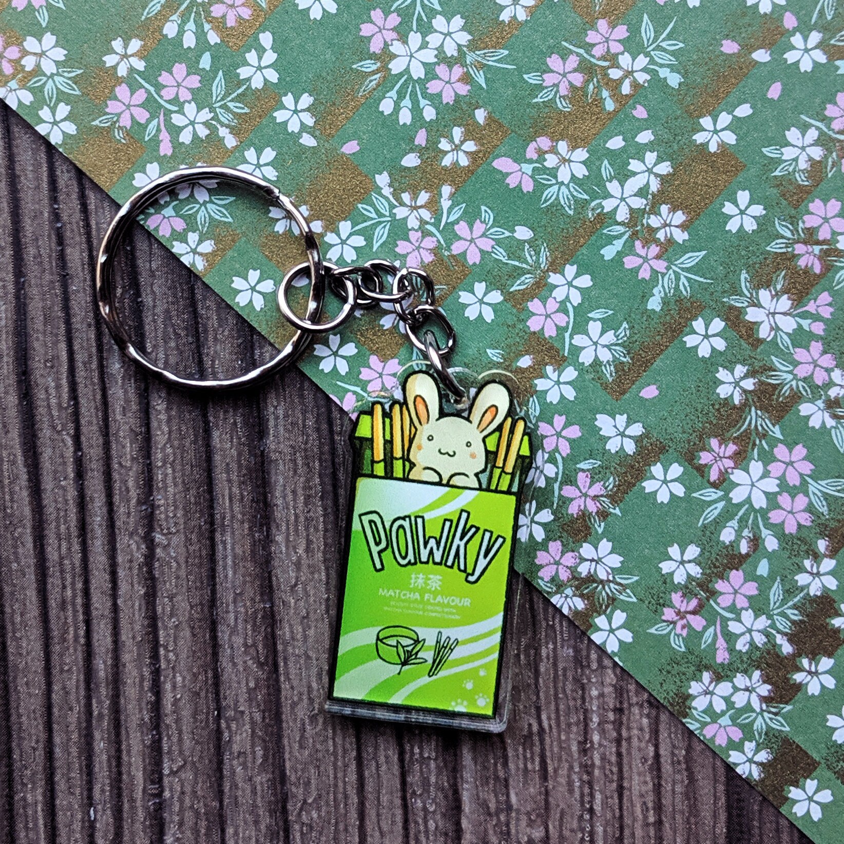 1.5 Animal Pawky Acrylic Charms/keychains Double Sided | Etsy