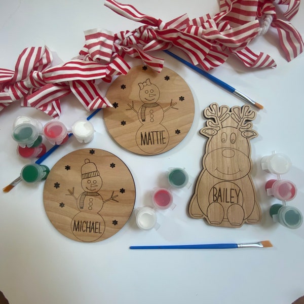 Christmas Diy Paint Kit Svg - Etsy