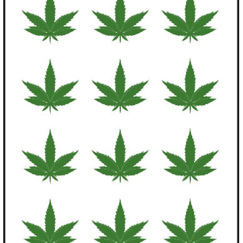 Weed Cake Topper - Etsy