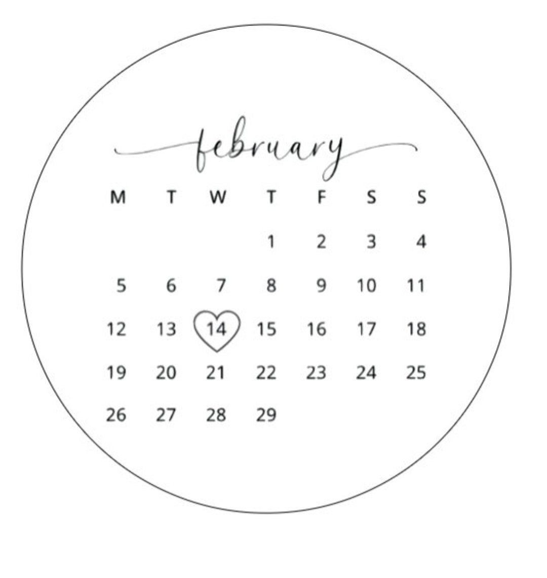 Calendar Cake Image | Pre-cut Edible Images | Multiple Sizes For: Cakes ...