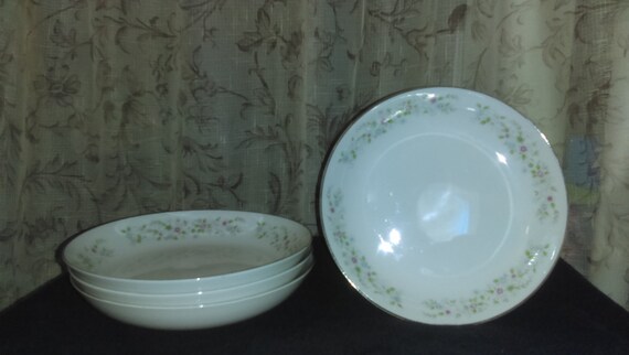 Richmond by Diamond China Set of 4 Coupe Soup Bowl | Etsy