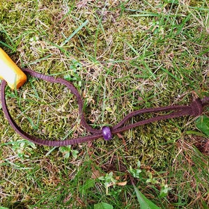 Custom Fly Whisk. Diamond Willow Wooden Handle. Adjustable Leather ...
