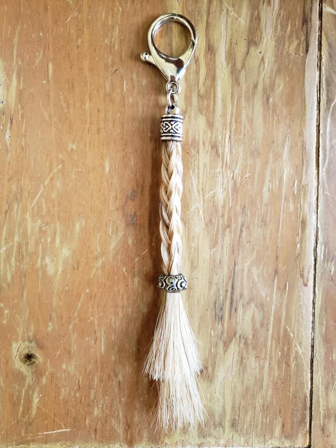 Custom/personalized Horse Hair Keychain Using Your Horse's Hair. Please ...
