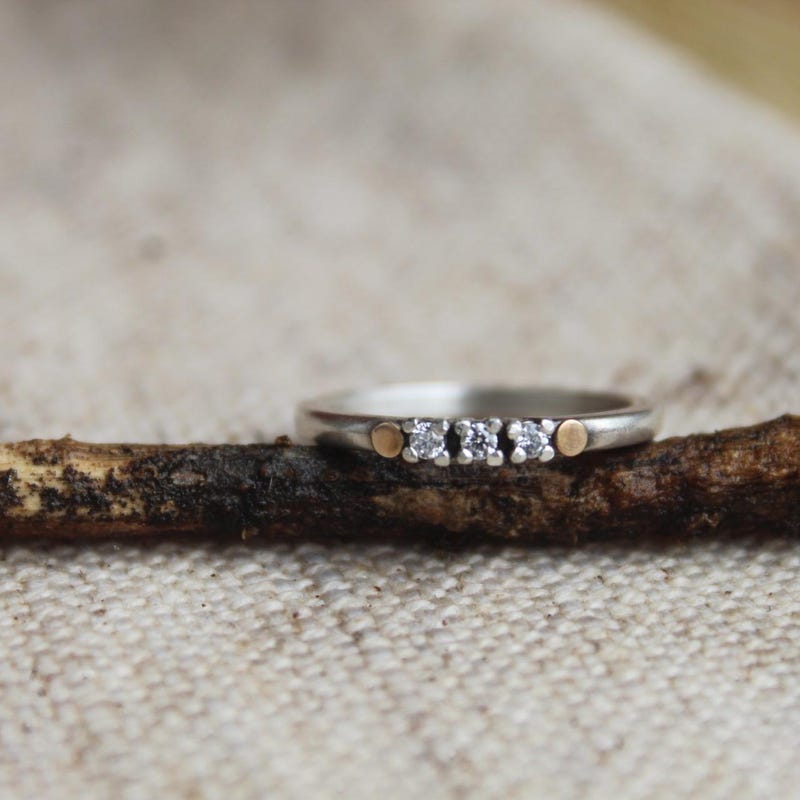 Mixed Stone Sapphire Ring - Etsy