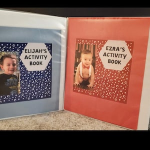 Personalized Activity Book - Etsy