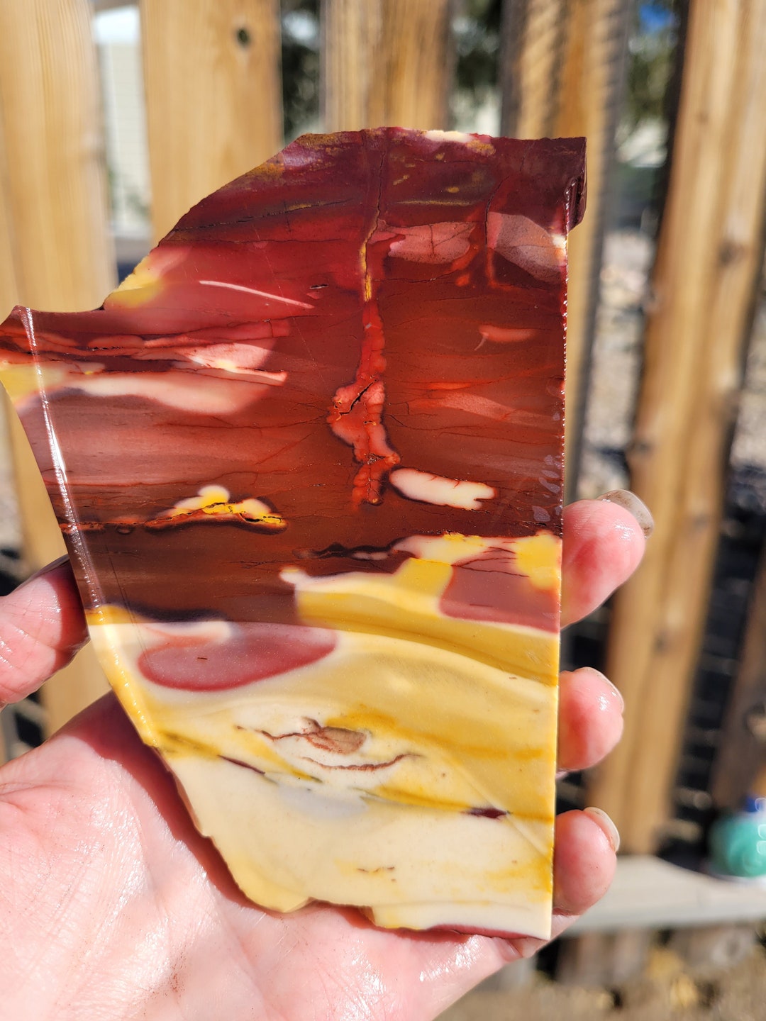 Australian Mookaite Slab - Etsy