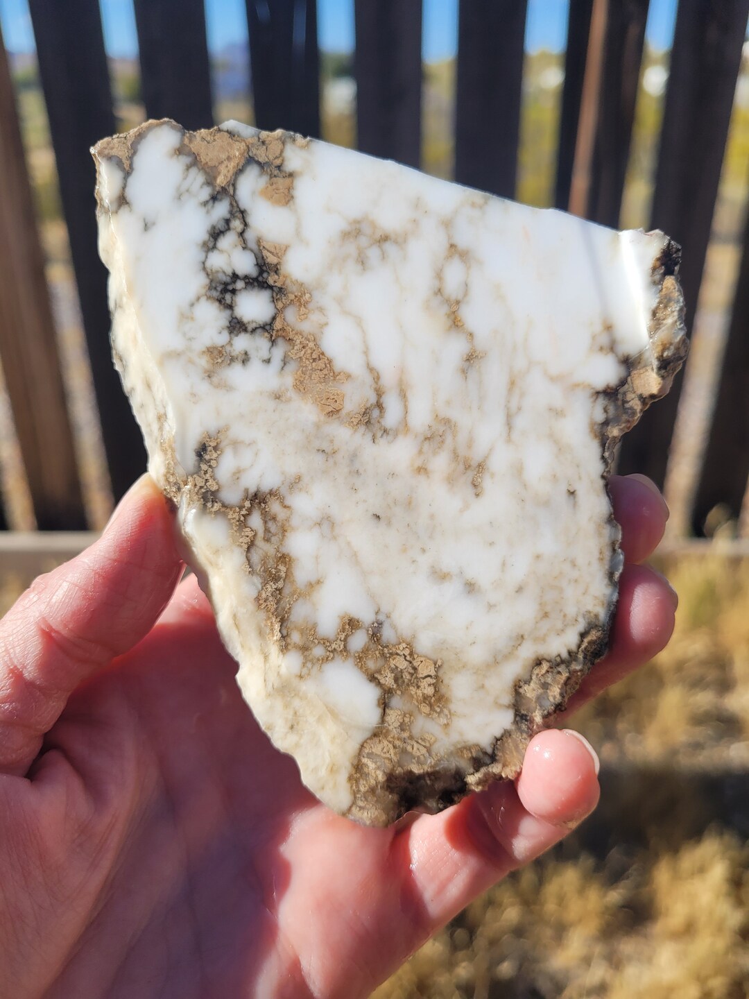 Beautiful Howlite Slab - Etsy