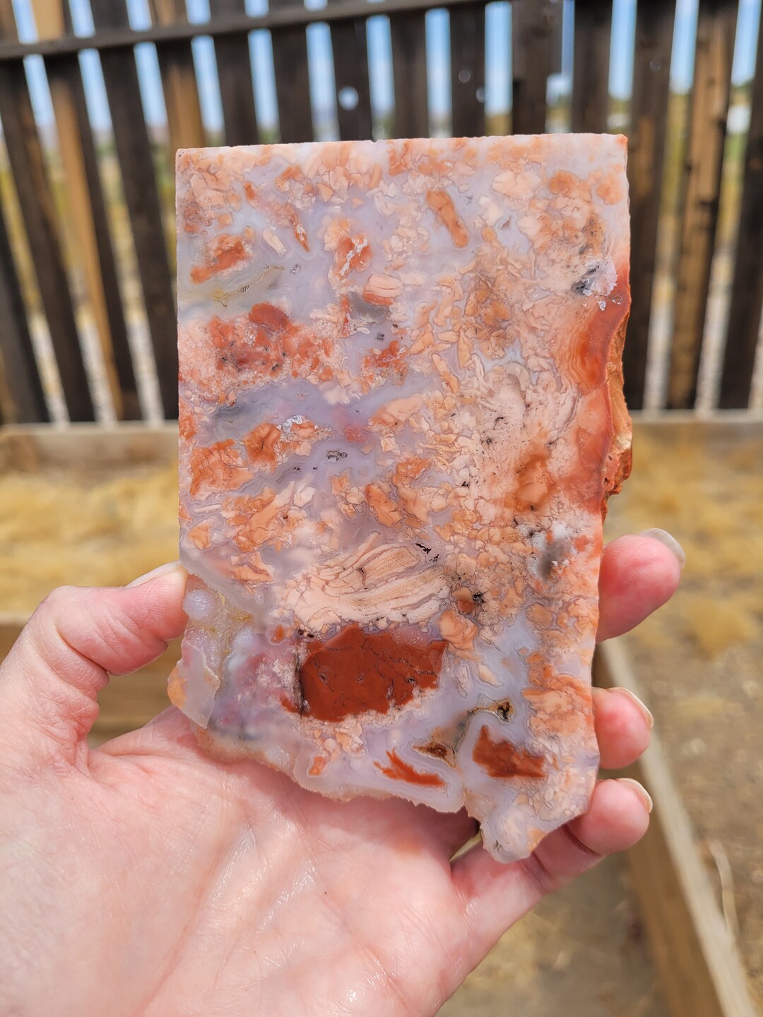 Cotton Candy Agate Slab,from Mexico - Etsy