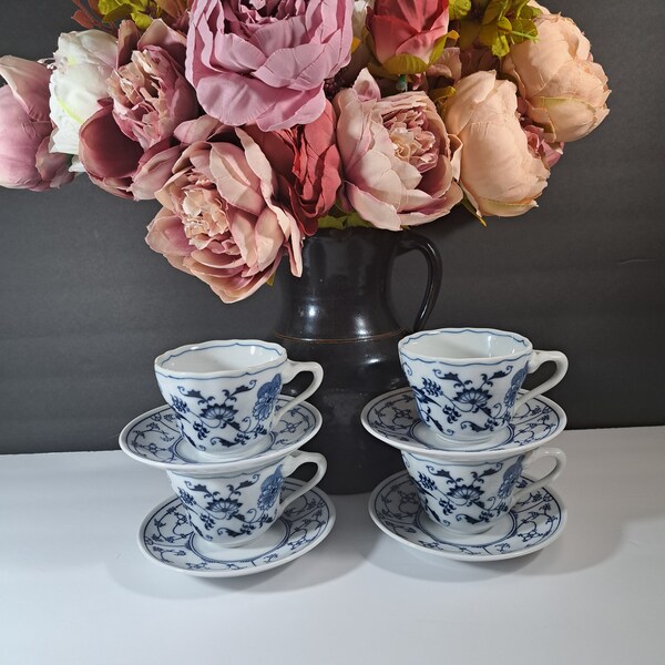 Blue White Tea Cup - Etsy