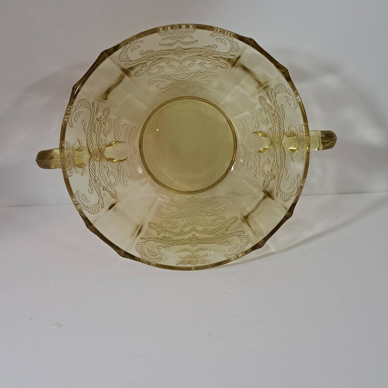 Vintage Depression Glass Madrid Pattern Soup Bowl/bouillon - Etsy