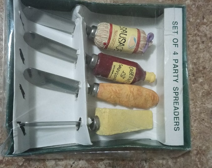 Spreader Set of 4 Stainless Steel Knives - Etsy