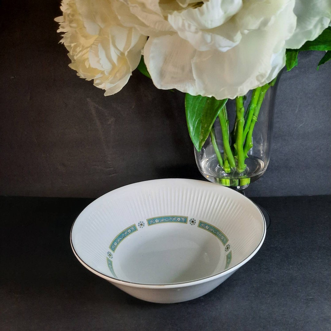Vintage Johnson Brothers Athena Vegetable Bowl: White Ironstone Serving ...