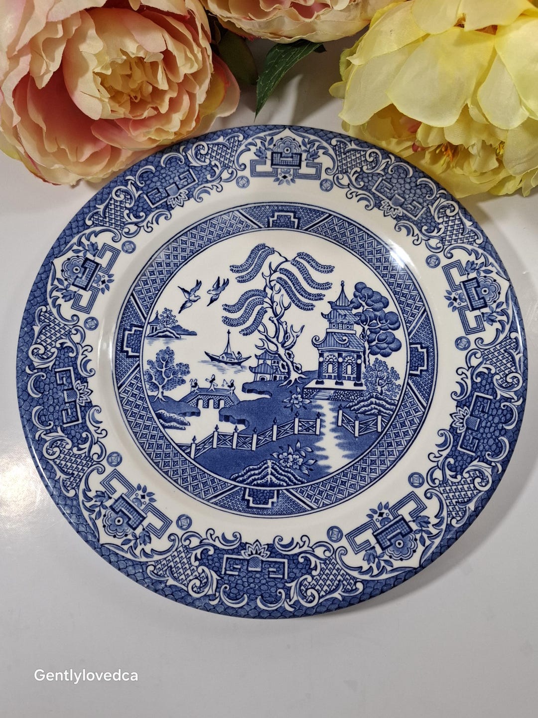 Vintage Plate EIT English Ironstone Tableware, Made in England, White ...
