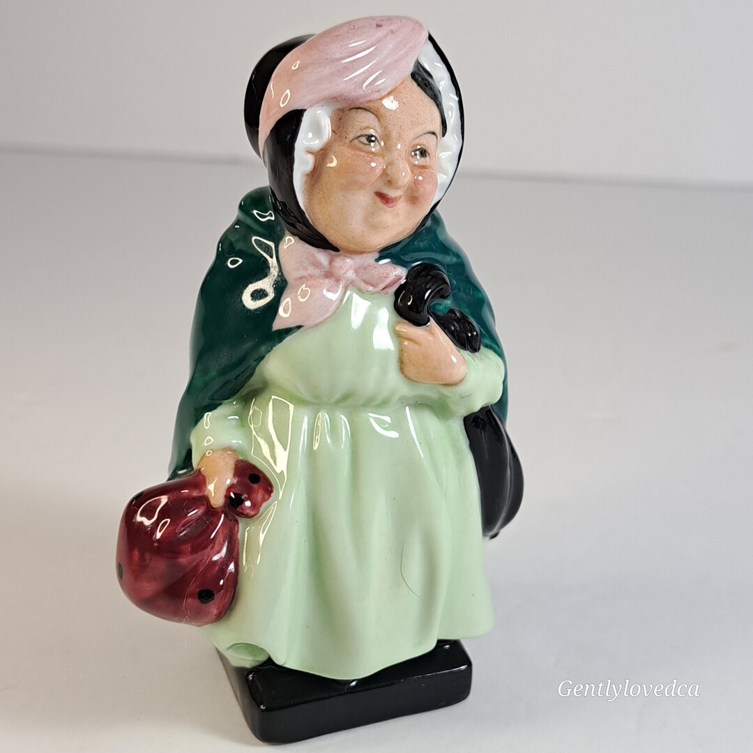 Royal Doulton Sairey Gamp Miniature Figurine: Dickens Series One - Etsy