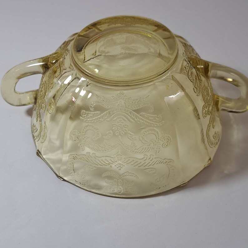 Vintage Depression Glass Madrid Pattern Soup Bowl/bouillon - Etsy