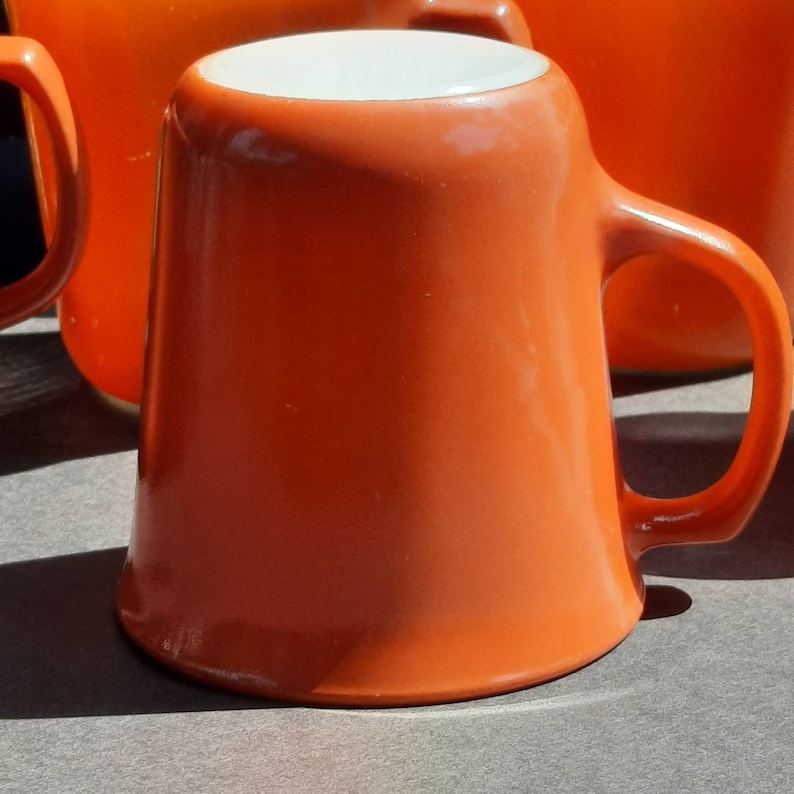 Vintage Pyrex Mug: Corning Ware 1410, Burnt Orange Cinnamon - Etsy