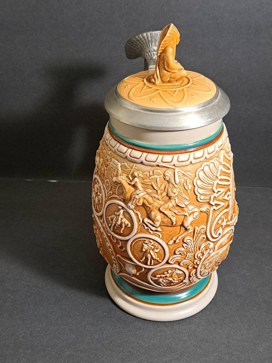 Avon 1993 Tribute to the Wild West Stein Collectible Stein - Etsy
