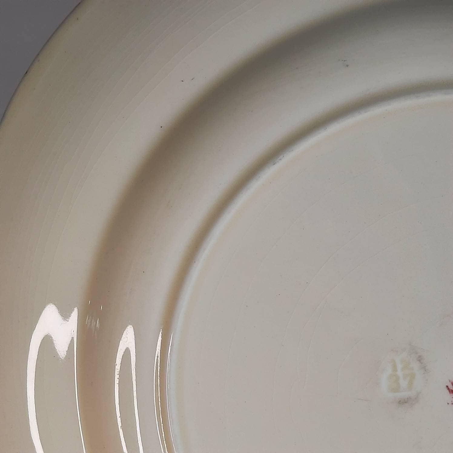 Antique Coalport Kings Ware Plate: Staffordshire Pastoral Transferware ...