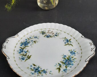 Forget Me Not Plate | Etsy