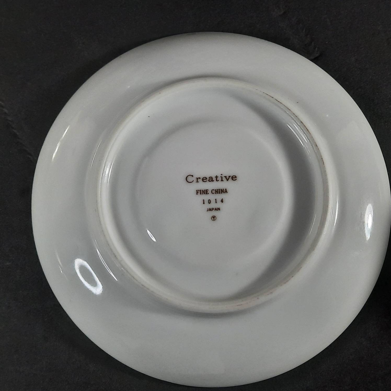 Vintage Creative Fine China Coffee Cups and Saucers Set of - Etsy
