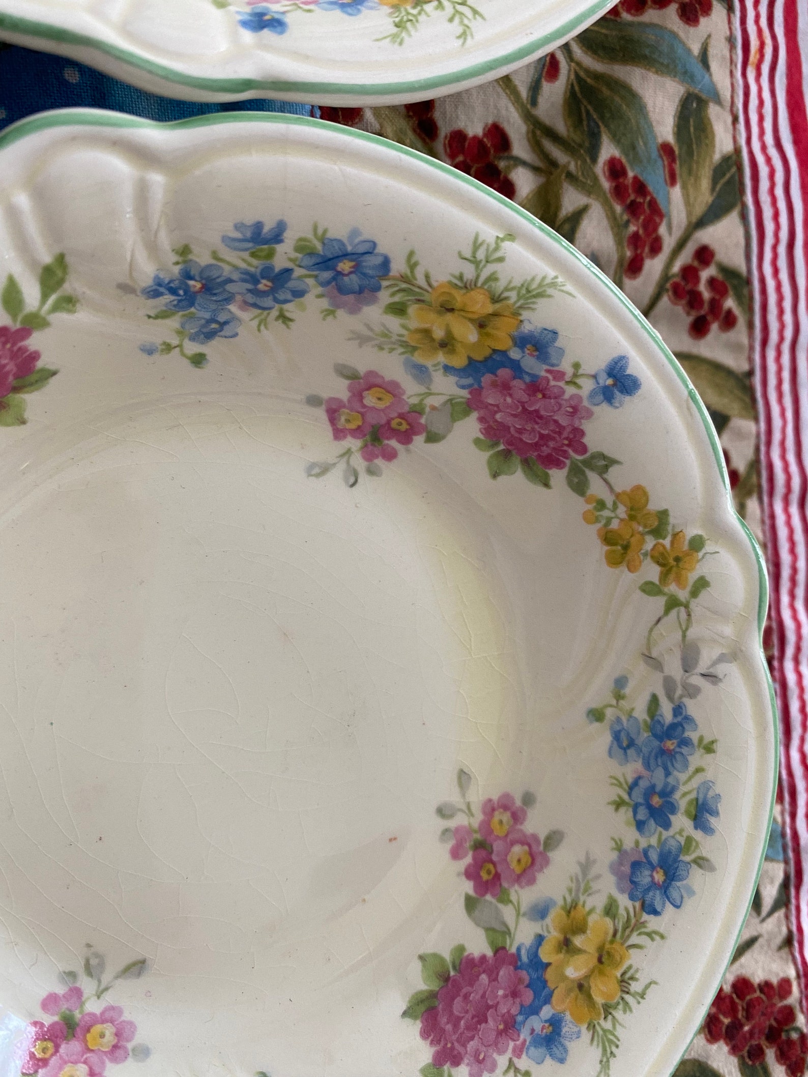 Vintage TST Co. Taylor Smith Taylor China, Set of 2 Small Bowls Pattern ...