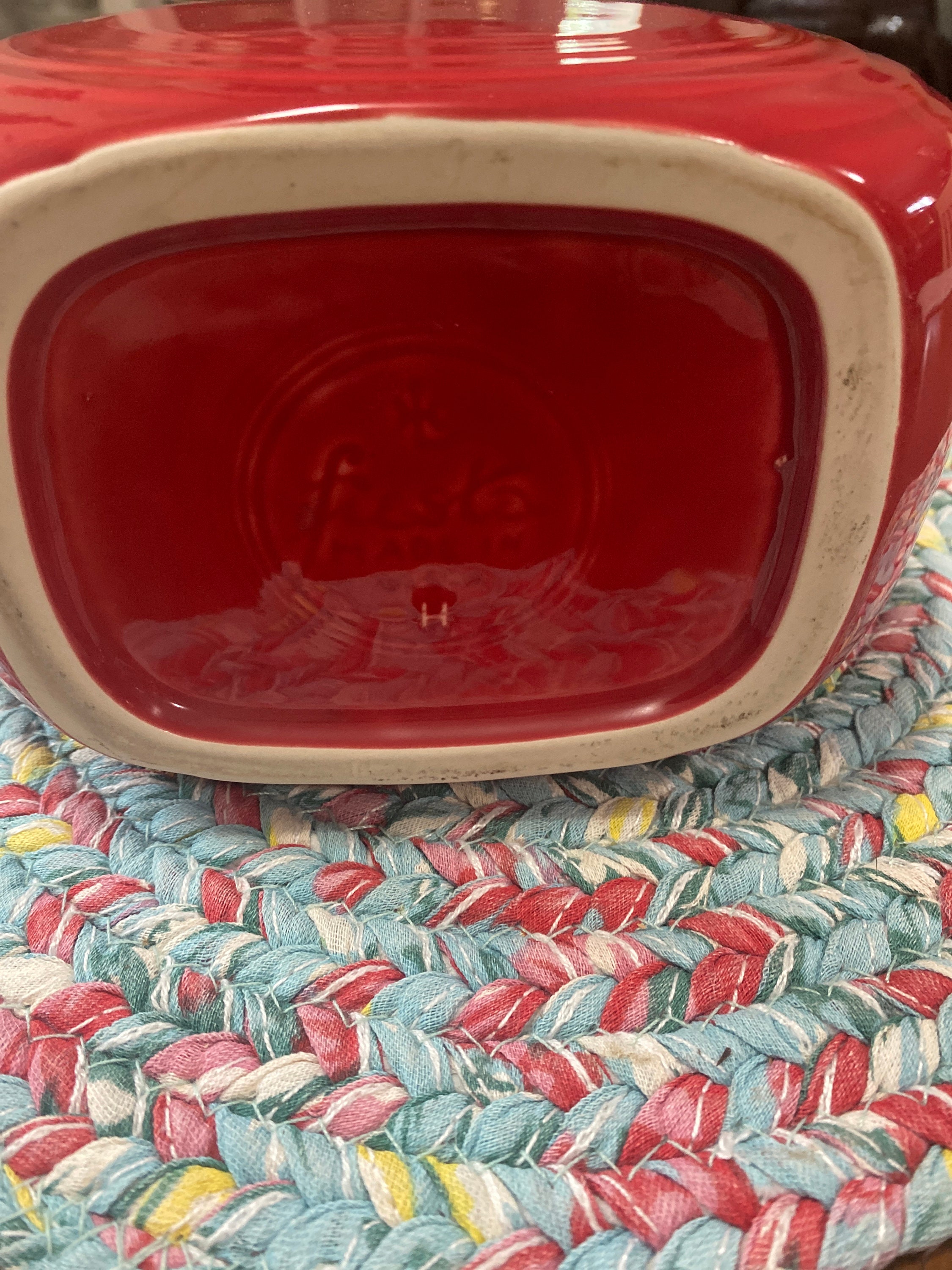 Vintage Fiestaware Pitcher, Persimmon Red - Etsy