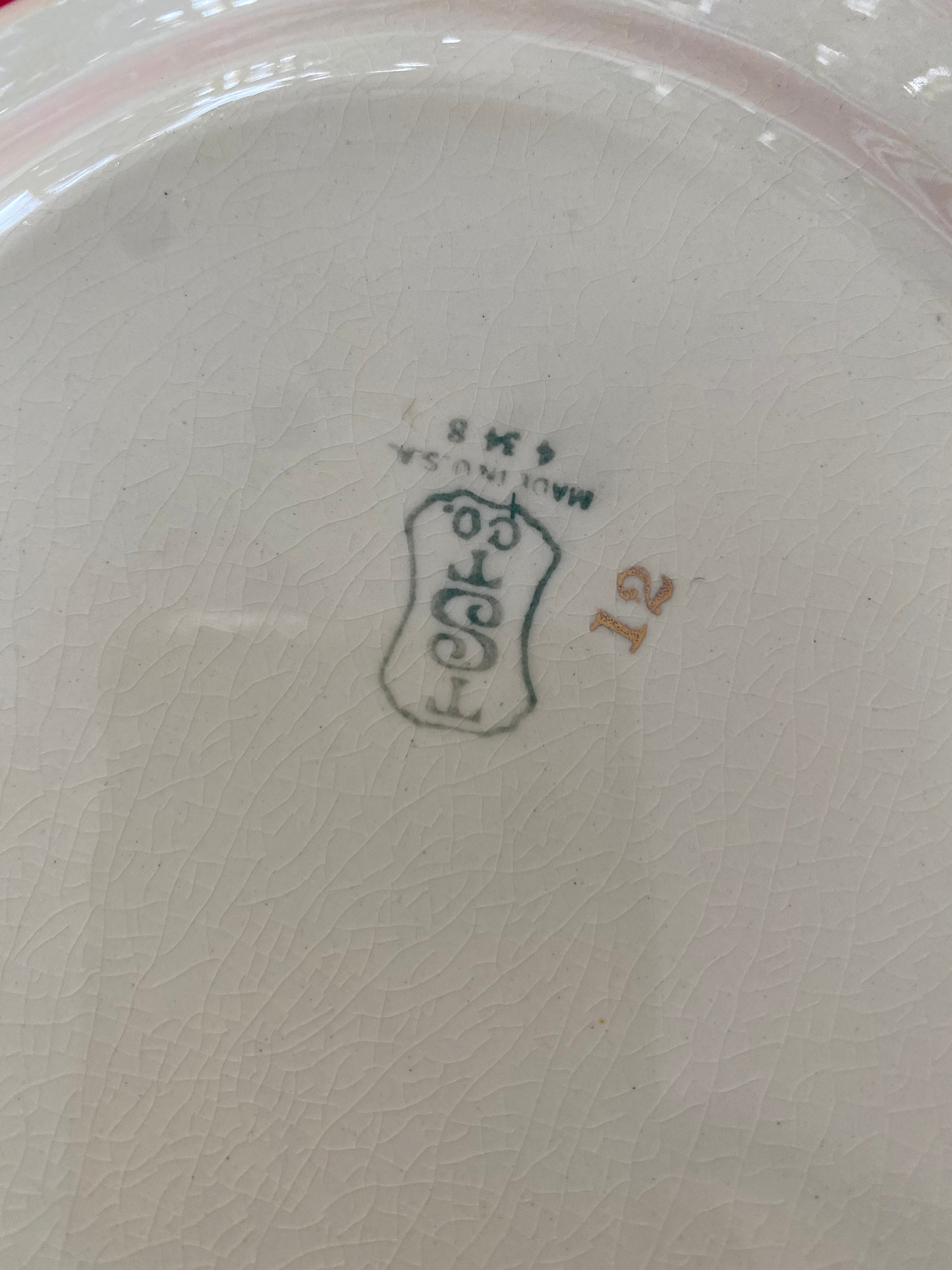 TST Taylor Smith Taylor Co. China Platter, Pattern 768-12 - Etsy