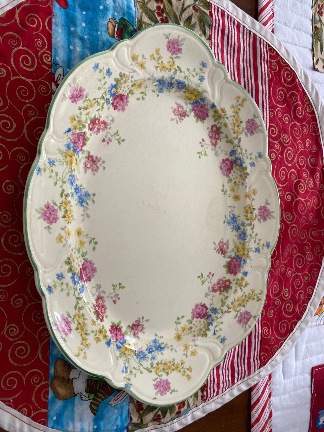 TST Taylor Smith Taylor Co. China Platter, Pattern 768-12 - Etsy