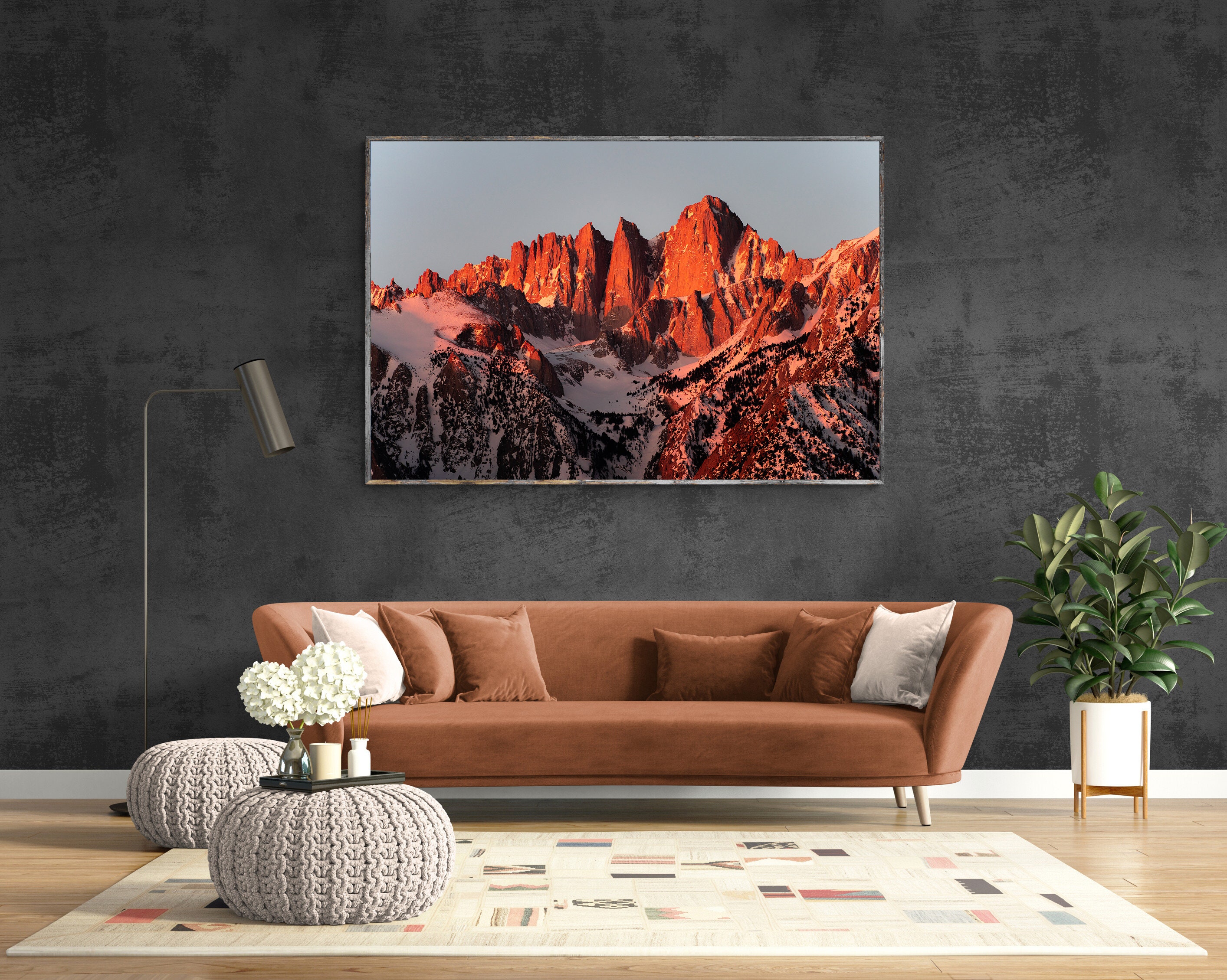 Mount Whitney Alabama Hills California First Light - Etsy