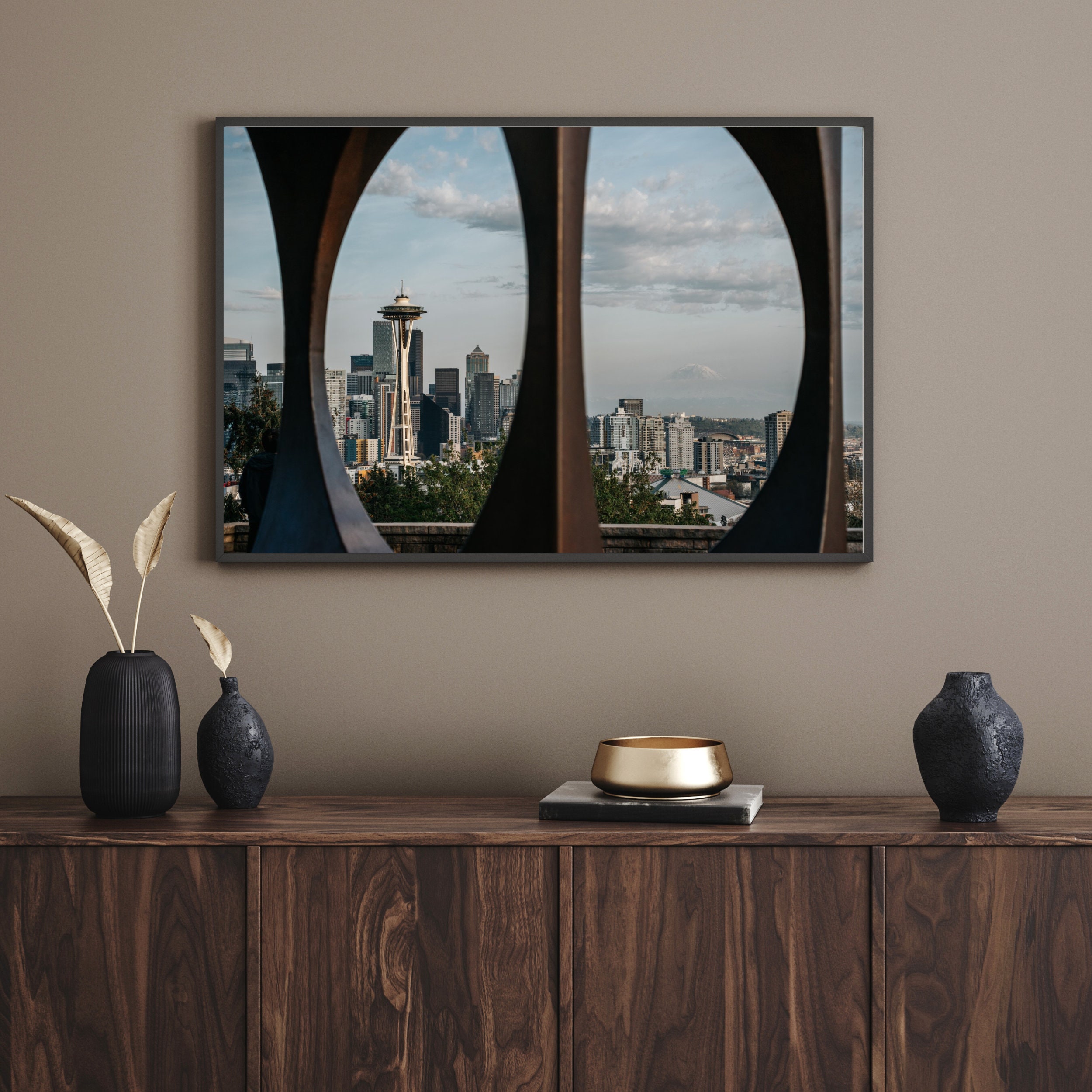 Seattle's Iconic Glimpse: Space Needle Unveiled Through the Peek-a-boo ...