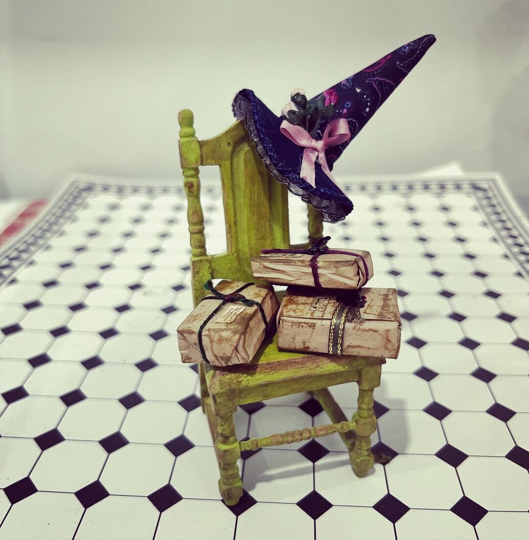 12th Scale Chair Witch Halloween Miniature - Etsy