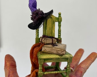 12th Scale Chair Witch Halloween Miniature - Etsy