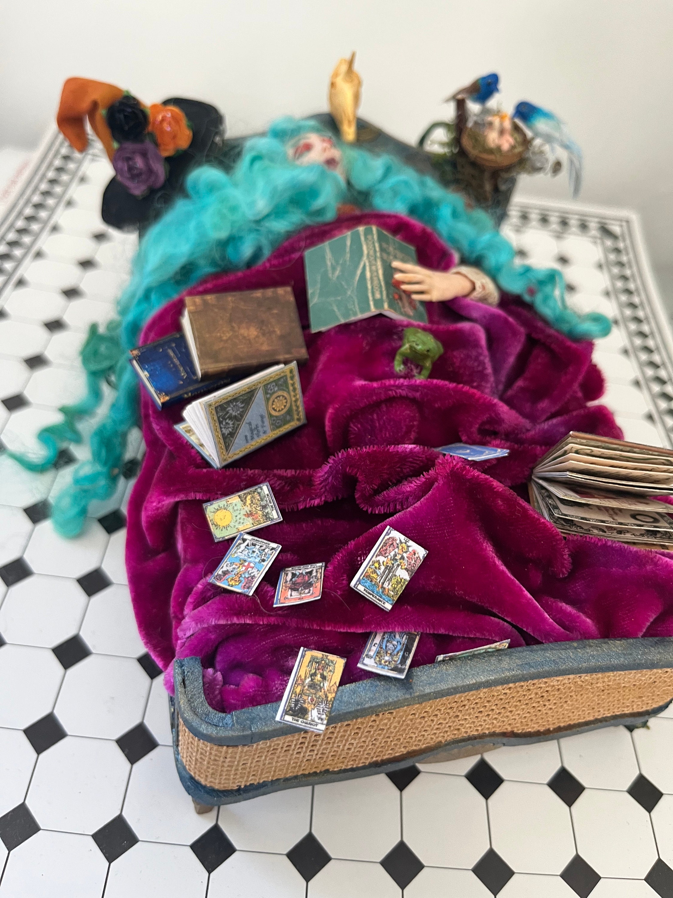 Witch Miniature 12th Scale - Etsy