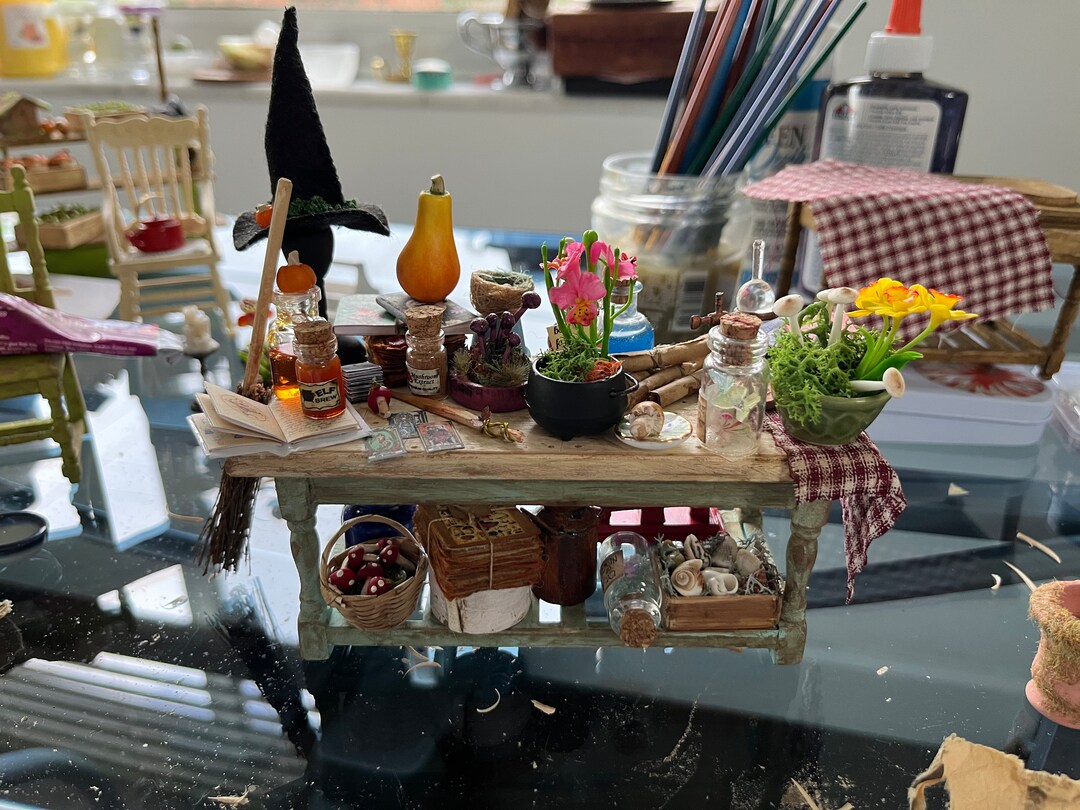 Witch Table Miniature - Etsy