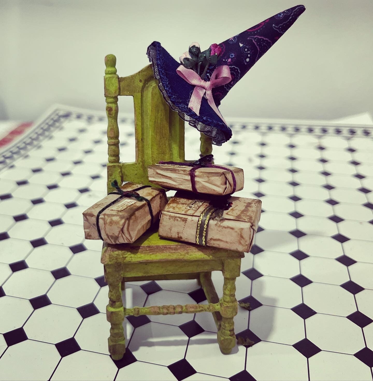 12th Scale Chair Witch Halloween Miniature - Etsy