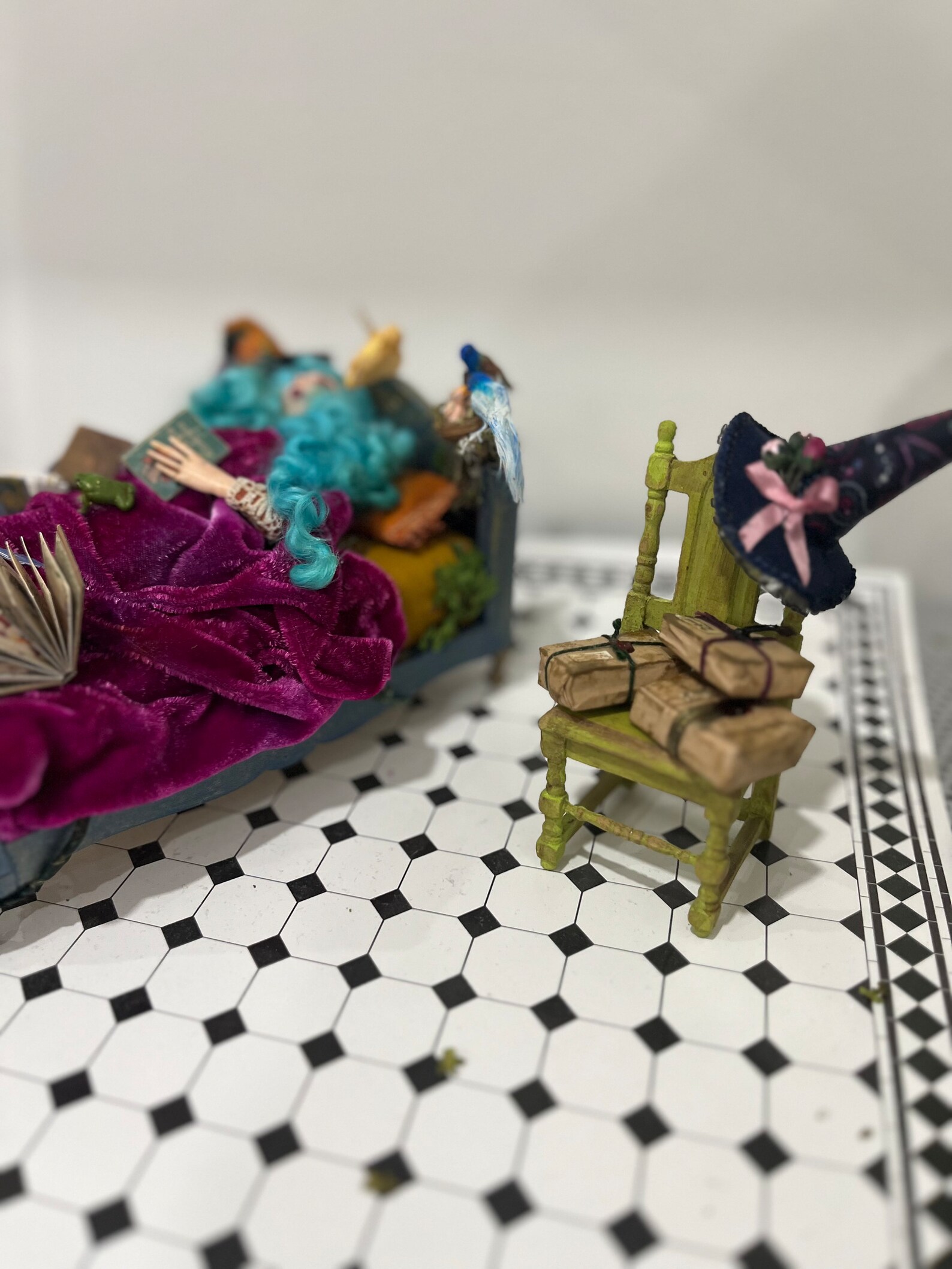 12th Scale Chair Witch Halloween Miniature - Etsy