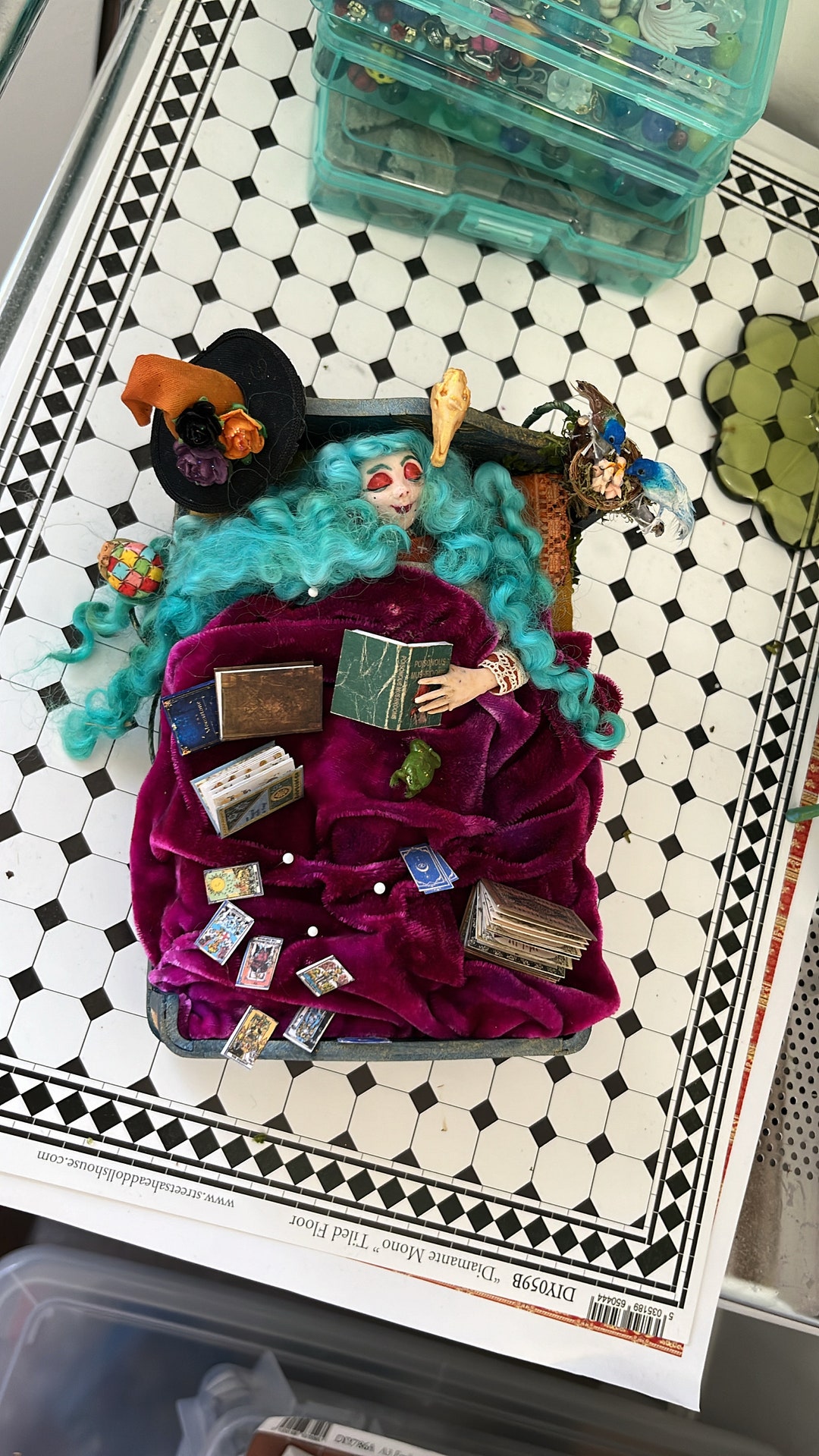 Witch Miniature 12th Scale - Etsy