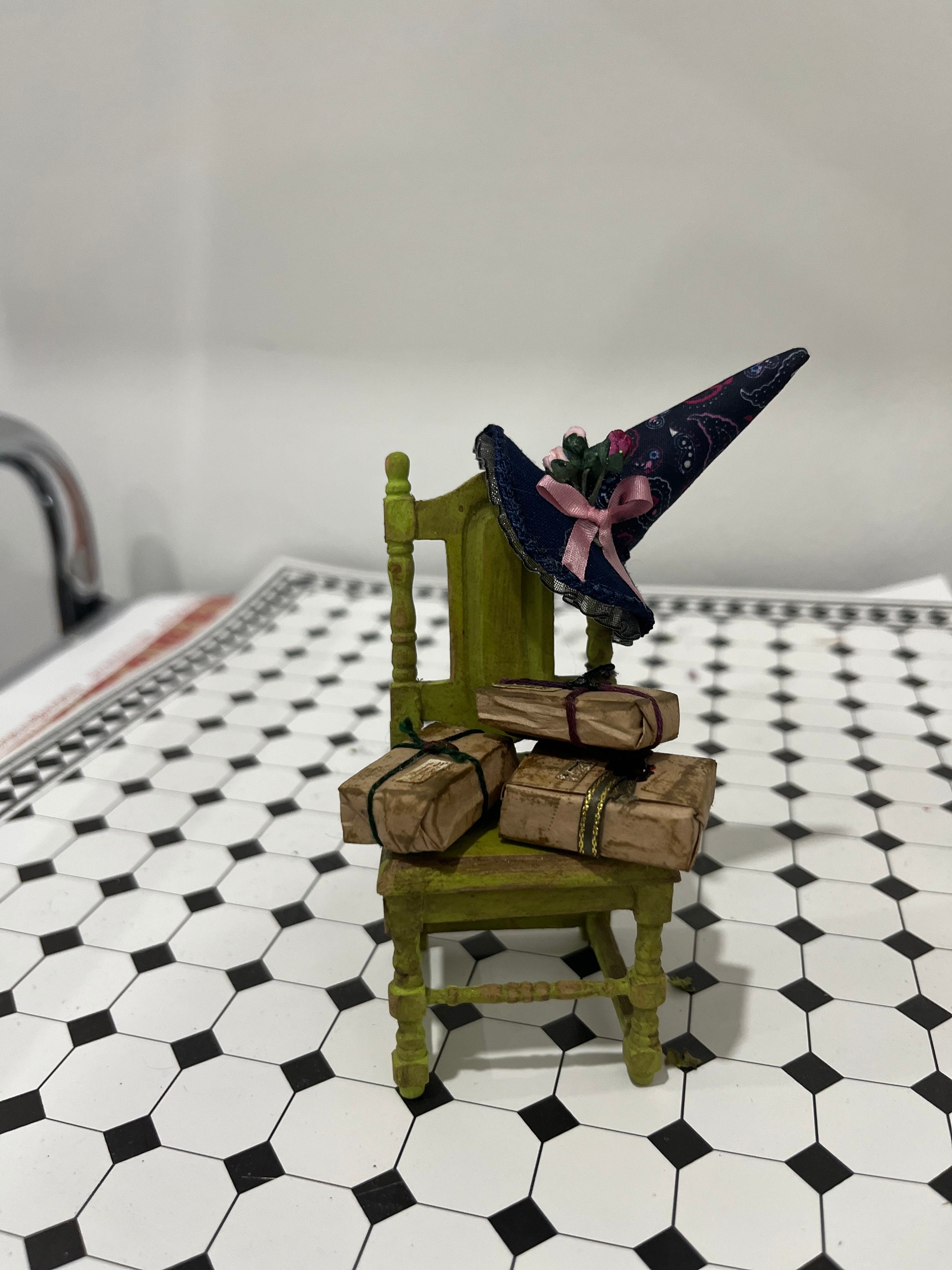 12th Scale Chair Witch Halloween Miniature - Etsy