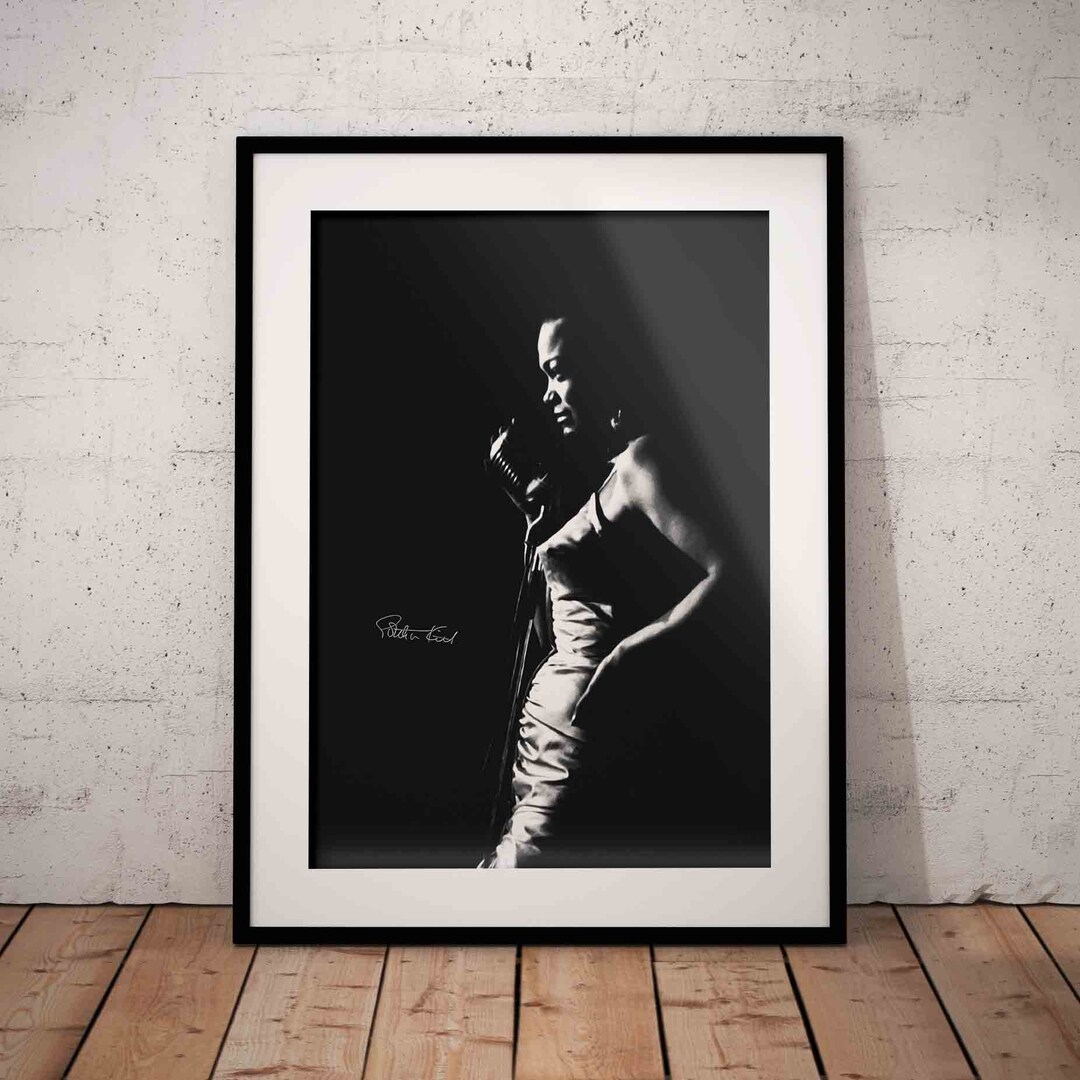 Eartha Kitt Art Print With Signature - Pop Music Poster - Catwoman Wall ...