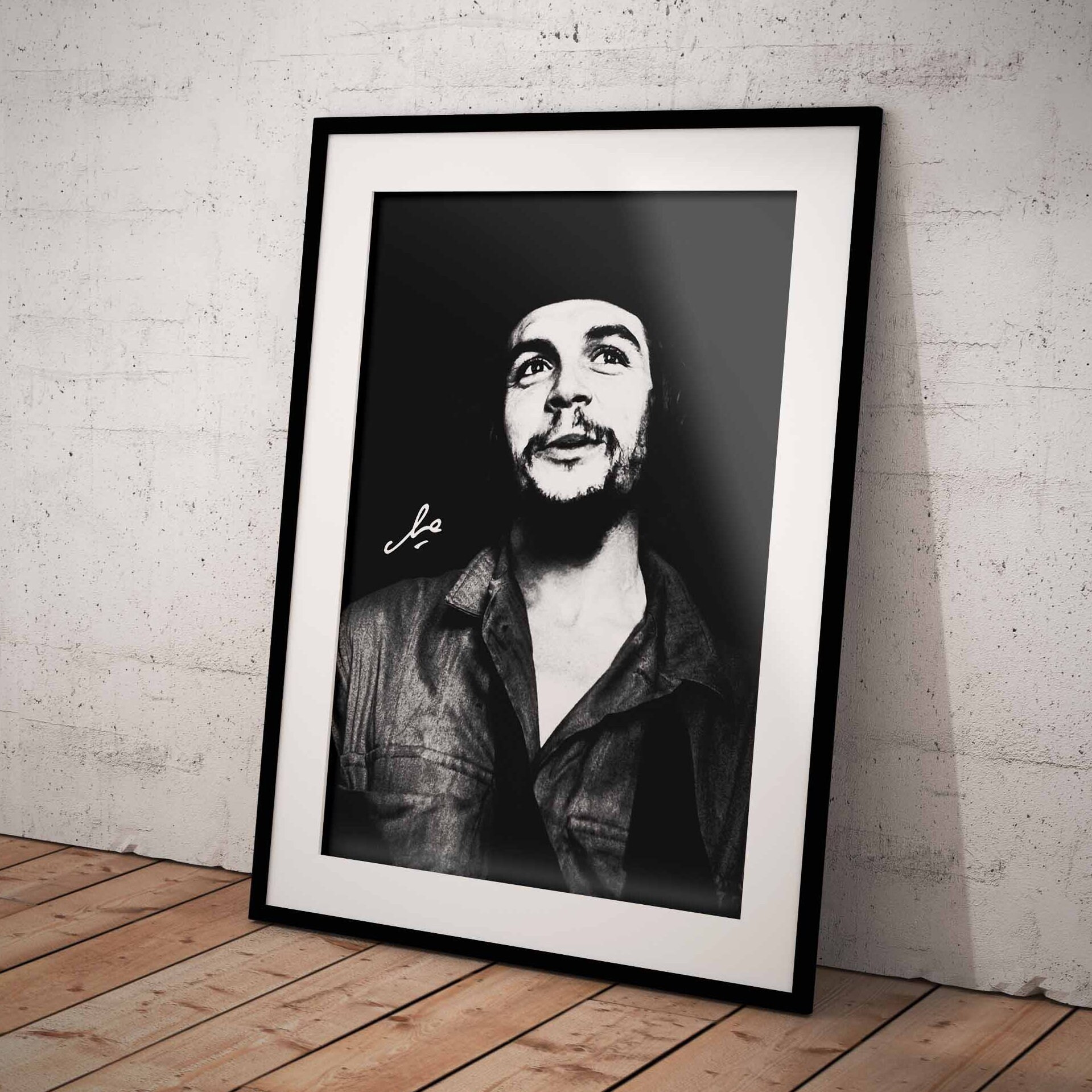 Che Guevara Art Print With Signature Revolutionary Poster - Etsy