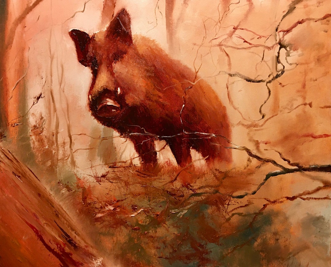 Oil Painting keiler 50 X 60 Cm - Etsy