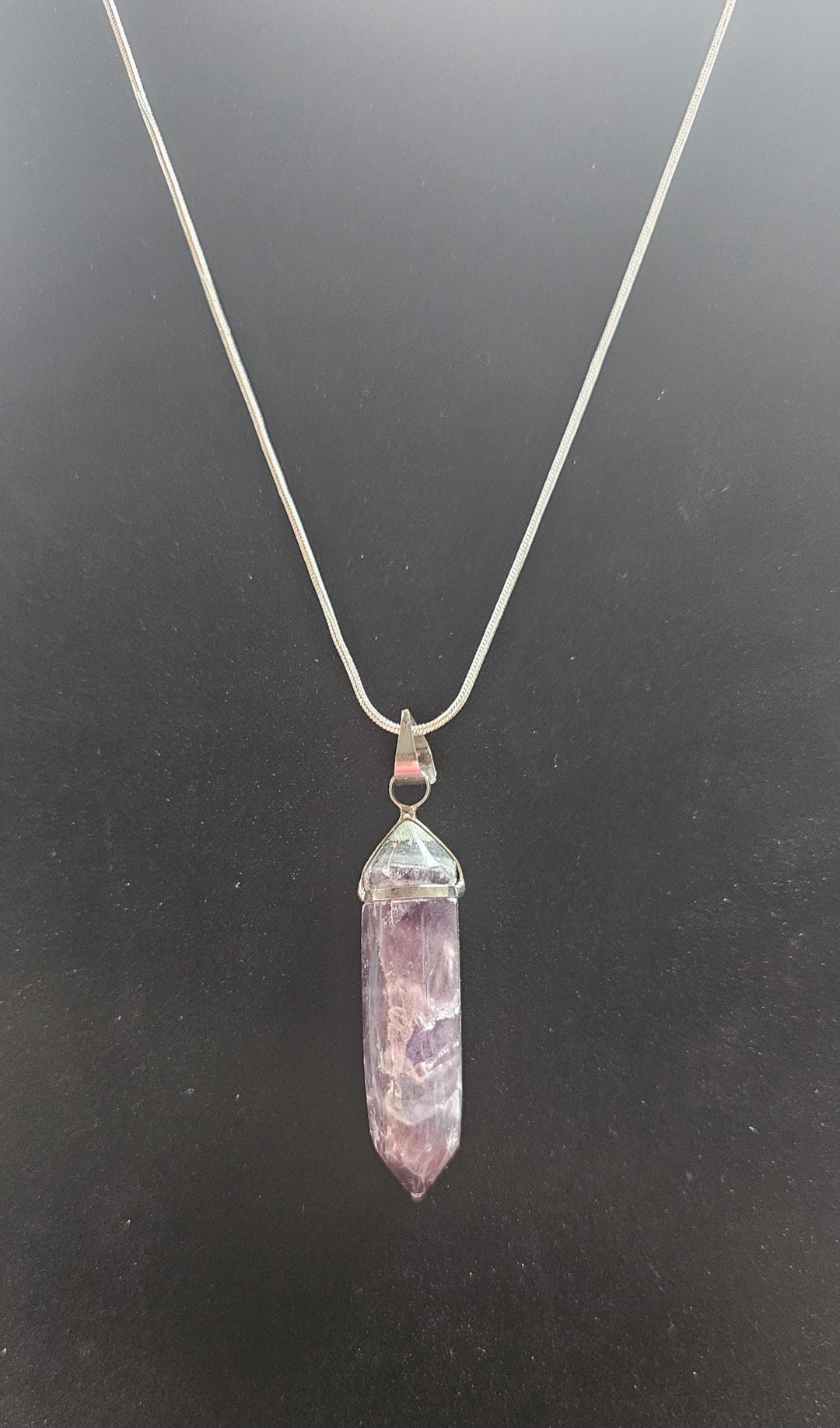 Amethyst Stone Pendulum ~ Authentic Hand Carved Stone From Mexico - Etsy