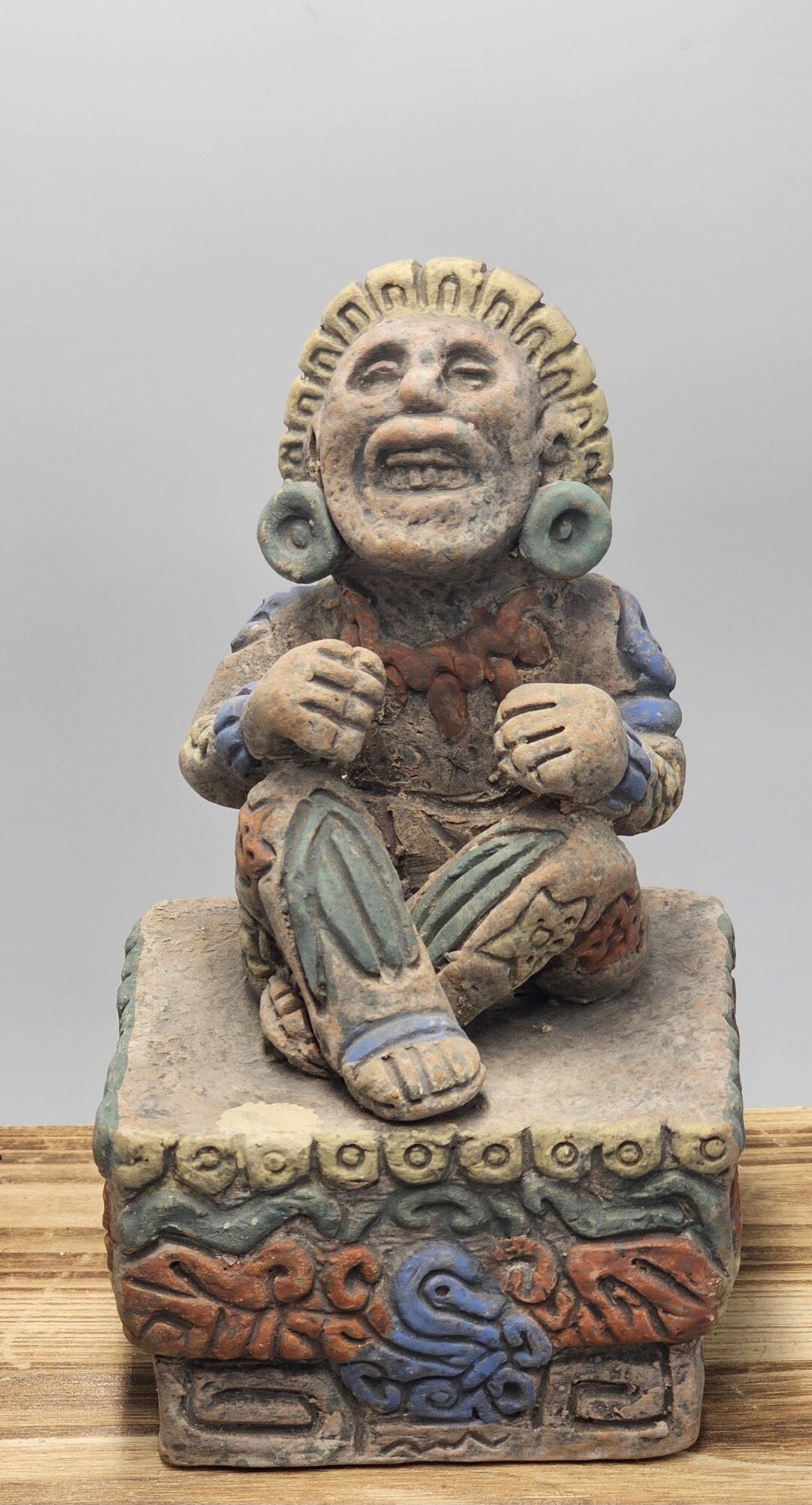 Xochipilli~art and Dance~aztec~mexica~replica~small~travel Altar - Etsy