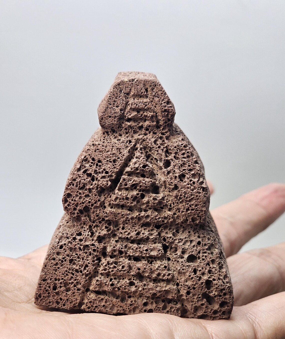 Tezontle Teocalli (pyramid) Sculpture - Etsy