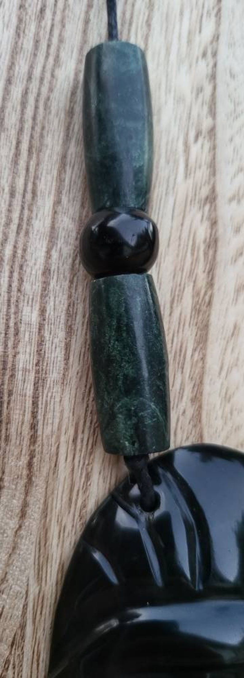 Mictlantecuhtli Obsidian and Jade Stone - Etsy