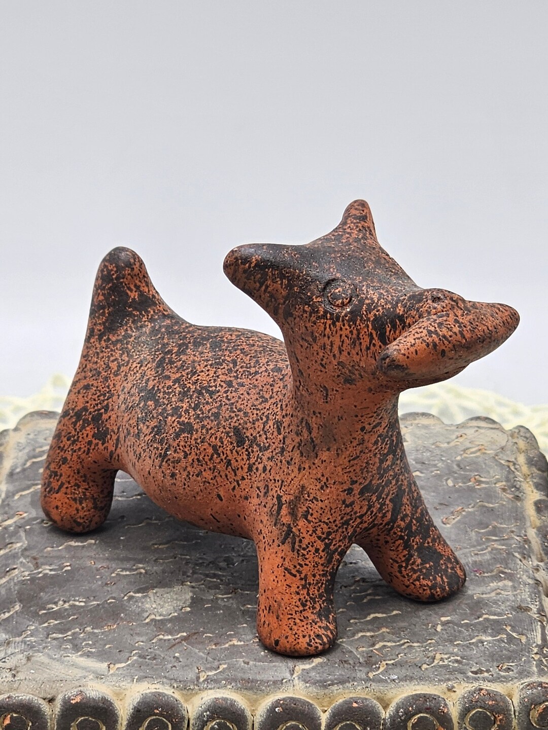 Itzcuintli With Corn Aztec Dog Small Sculpture Replica - Etsy