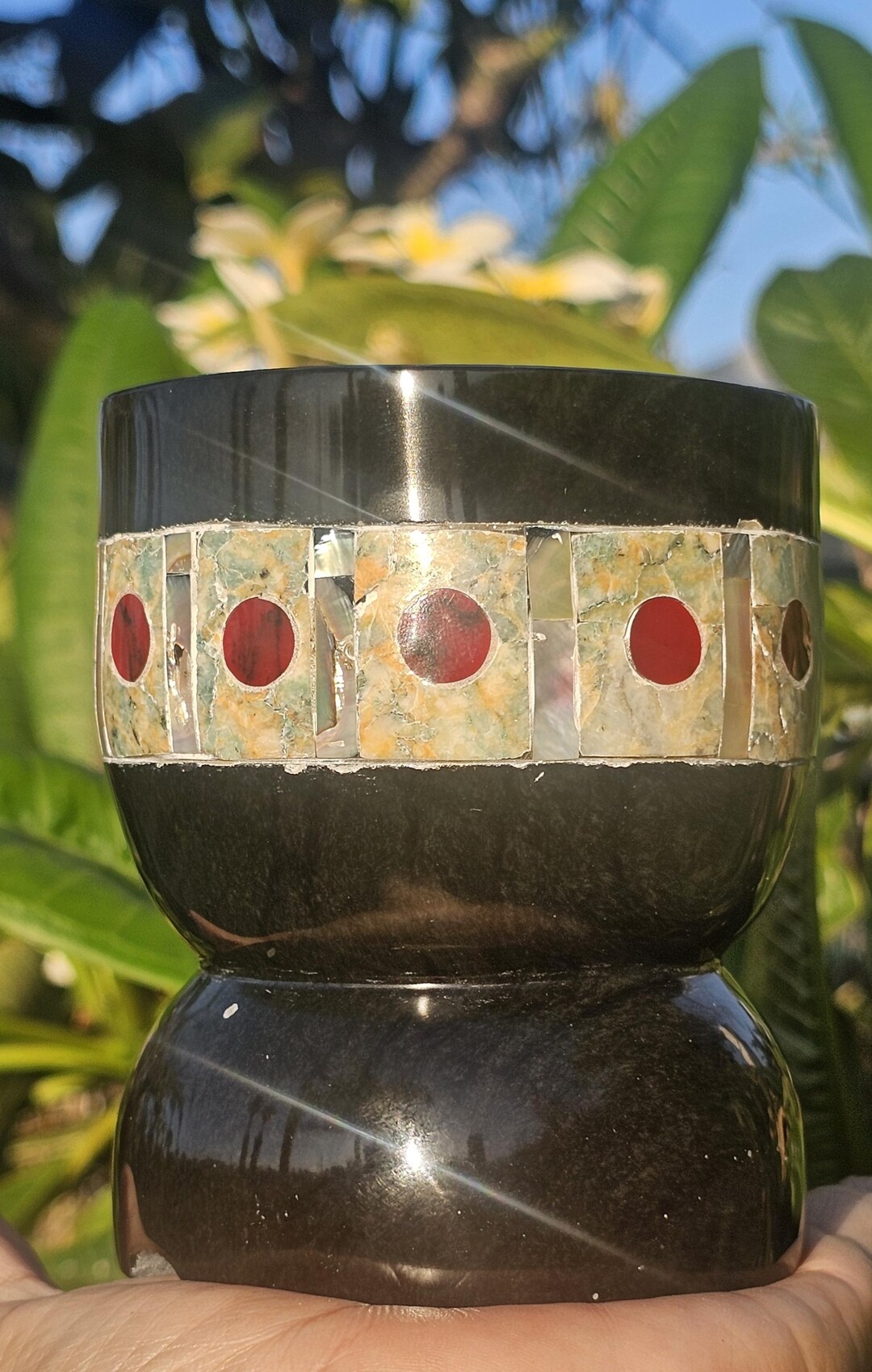 Obsidian Stone Popoxcomitl~ Sculpted Ceremonial Incense Burner - Etsy